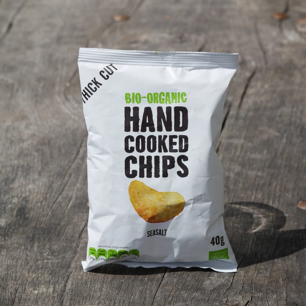 Hand Cooked Chips - Sea Salt (40g) - Matter WholeFoods